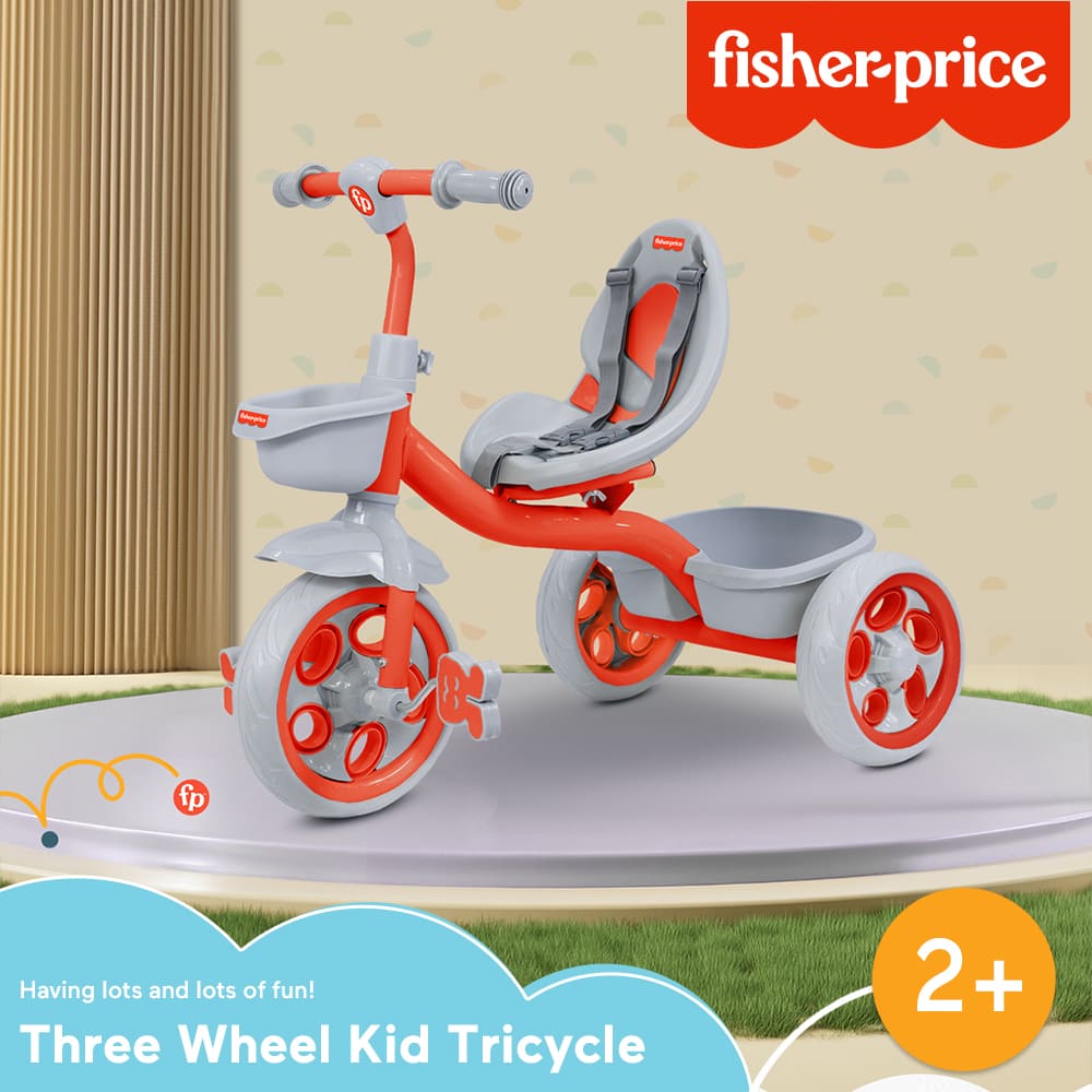Kids Tricycle with Basket and Storage box - StarAndDaisy